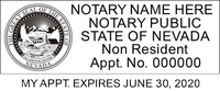 Nevada Notary Stamp